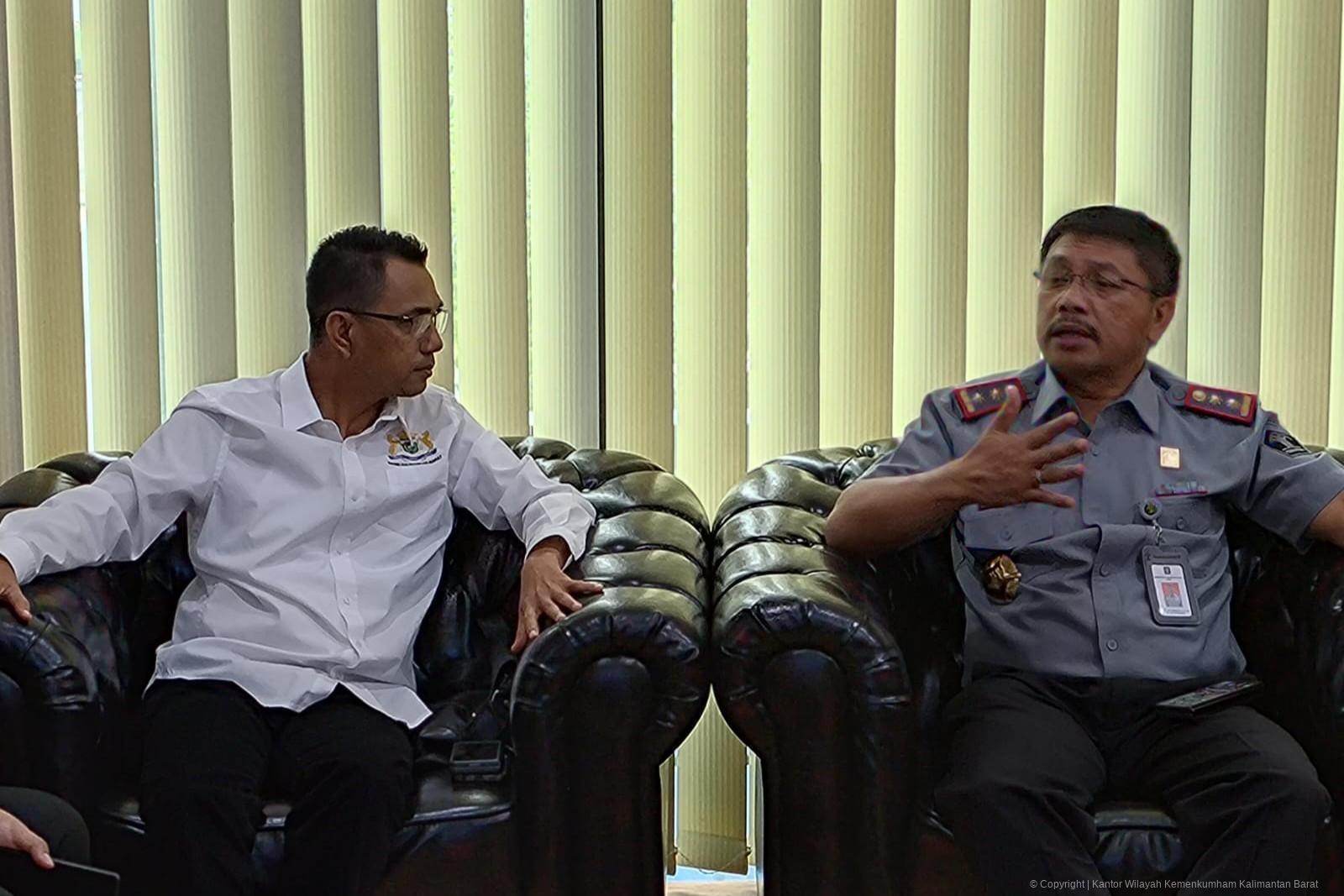 Kanwil Kementerian Hukum Kalbar Terima Audiensi Kadin Kalimantan Barat