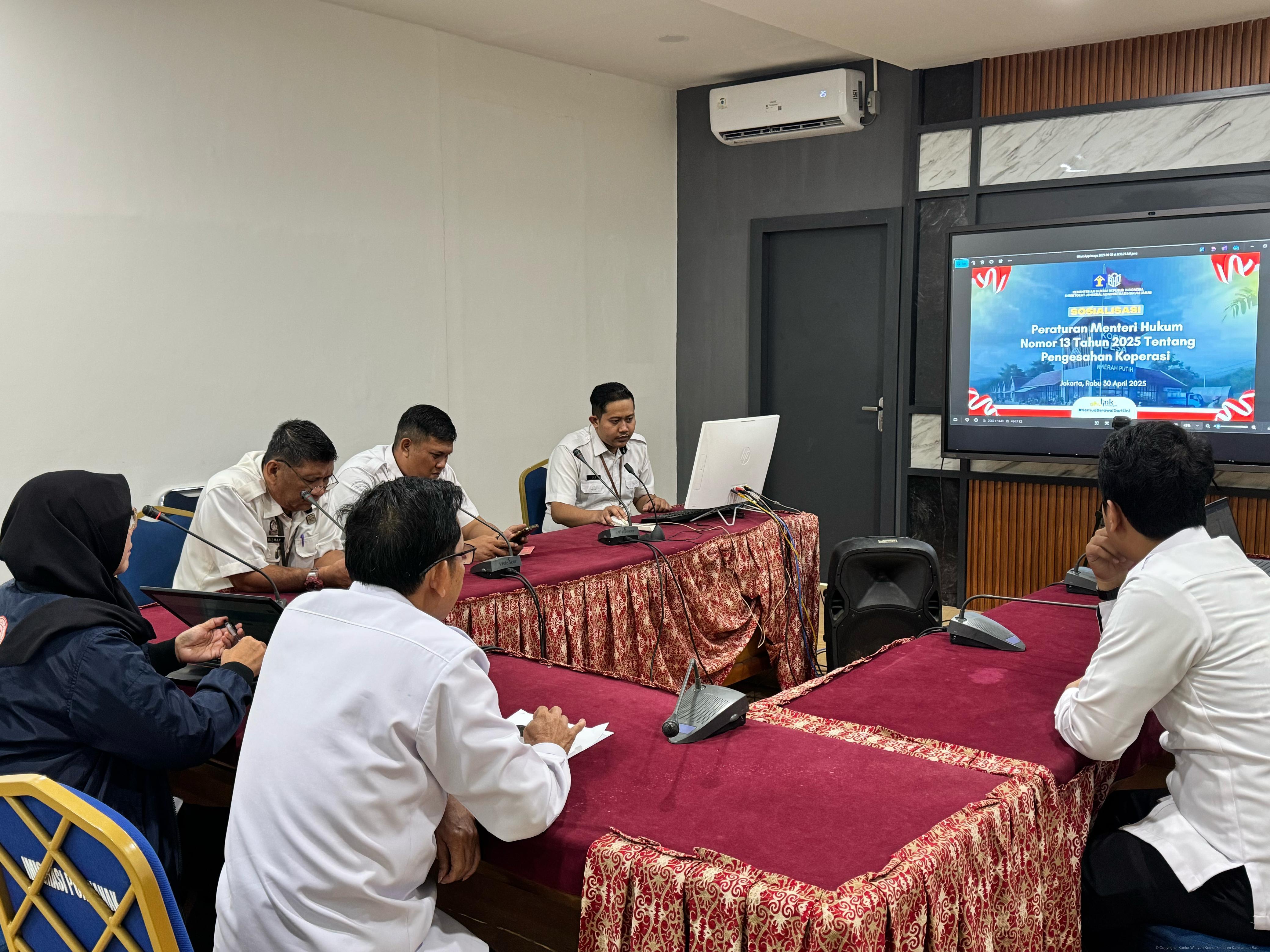 Percepat Pendirian Koperasi Desa Merah Putih, Ditjen AHU Sosialisasikan Permenkum No. 13 Tahun 2025