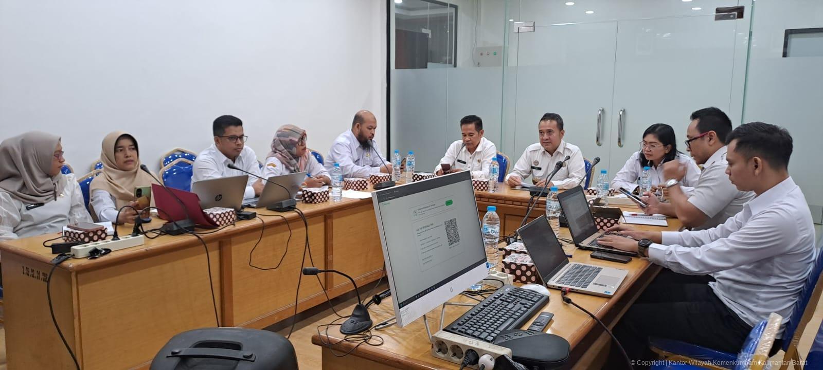 Rapat Harmonisasi Raperda RPJMD Sambas 2025–2029: Wujudkan Regulasi Berkualitas dan Tepat Sasaran