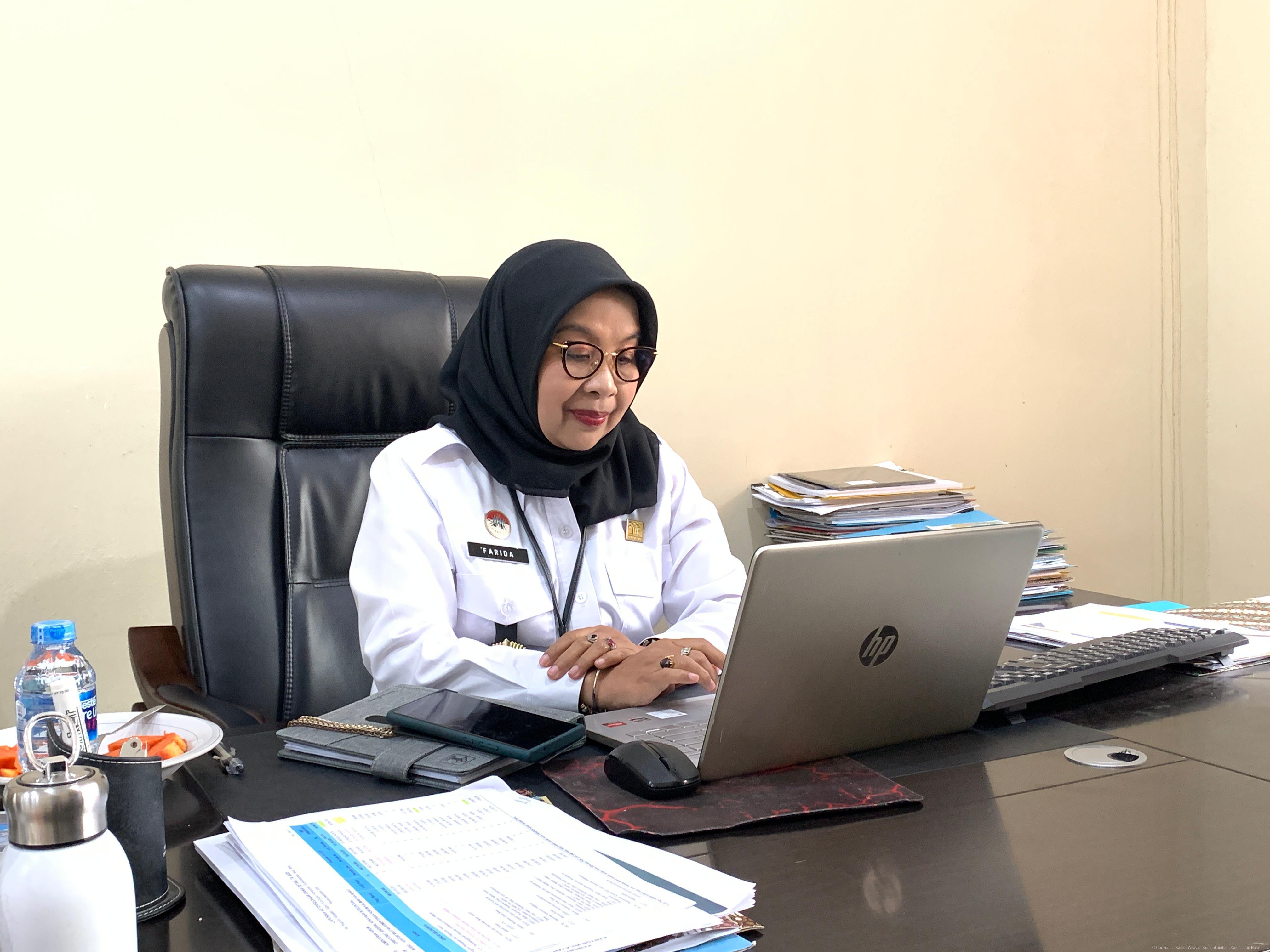 Kanwil Kemenkum Kalbar Ikuti Diseminasi Laporan Kegiatan PPNS Secara Virtual